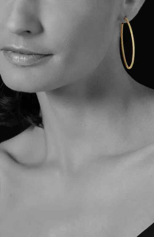 Lagos 18k Hoop Earrings