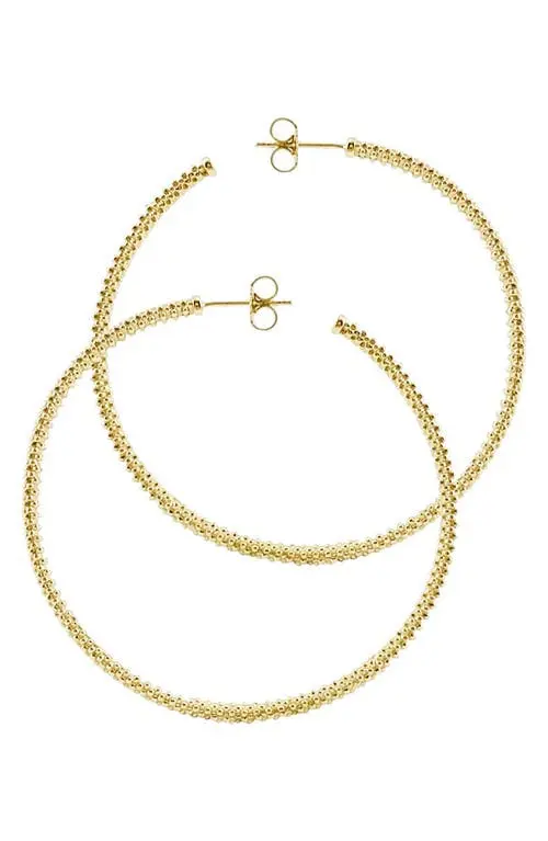 Lagos 18k Hoop Earrings