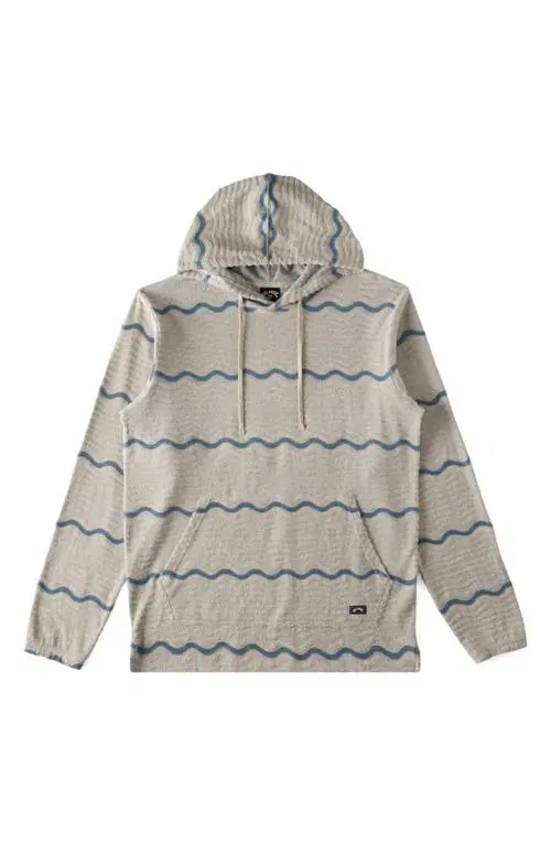BILLABONG Flecker Stripe Jacquard Cotton Hoodie - Chino