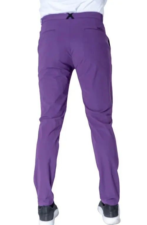 MACEOO Slim Fit Trousers - Purple