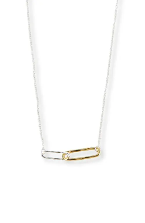 Argento Vivo Two-tone Pendant Necklace