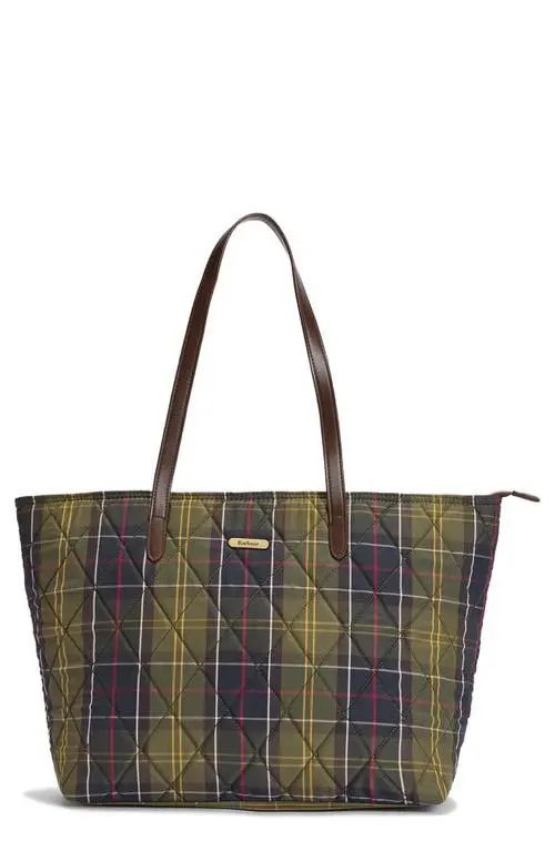 Barbour Tartan Quilted Tote - Classic Tartan