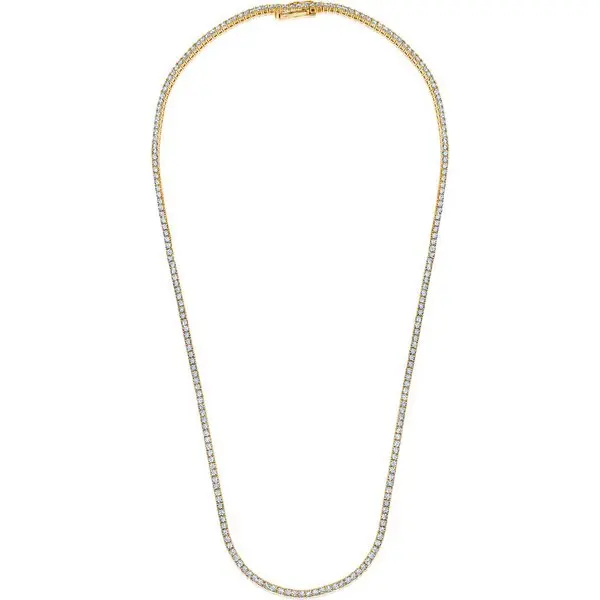 CRISLU Cubic Zirconia Tennis Necklace - No Color