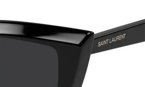 Saint Laurent 54mm Cat Eye Sunglasses - Black
