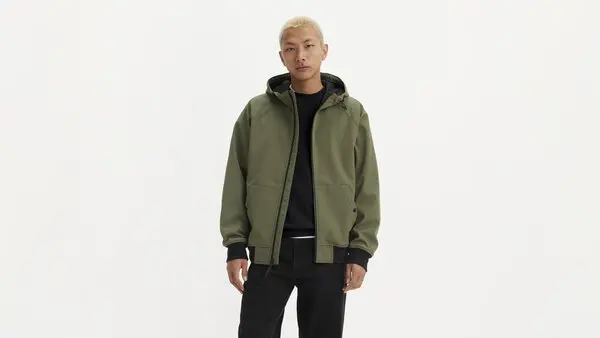 LEVI'S Soft Shell Hoodie Bomber Jacket