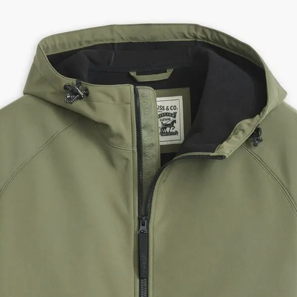 LEVI'S Soft Shell Hoodie Bomber Jacket