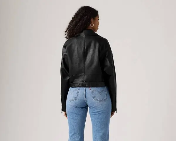 LEVI'S Belted Crop Moto Jacket
