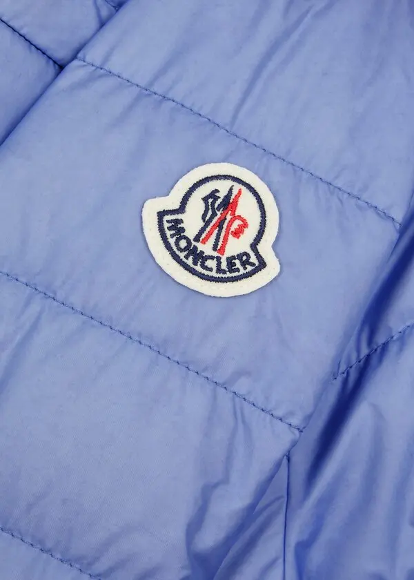 Moncler Pulao Quilted Shell Jacket - Light Blue