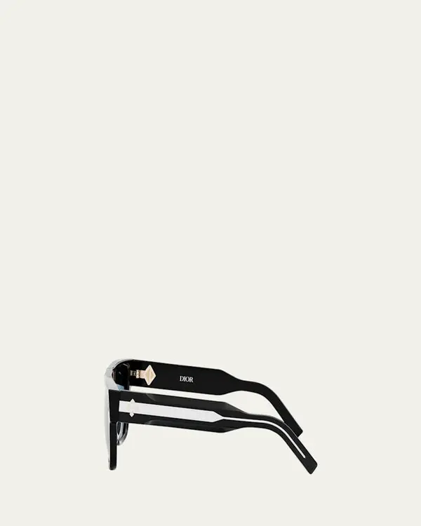 Dior Cd Diamond S6i Square Sunglasses - Sblksmk