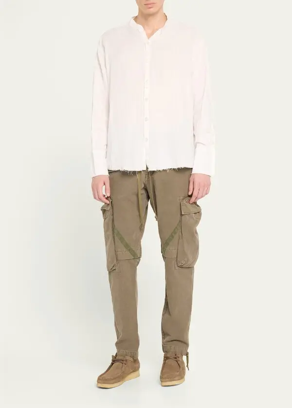 GREG LAUREN Linen Studio Shirt