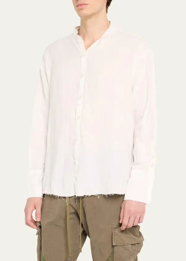 GREG LAUREN Linen Studio Shirt
