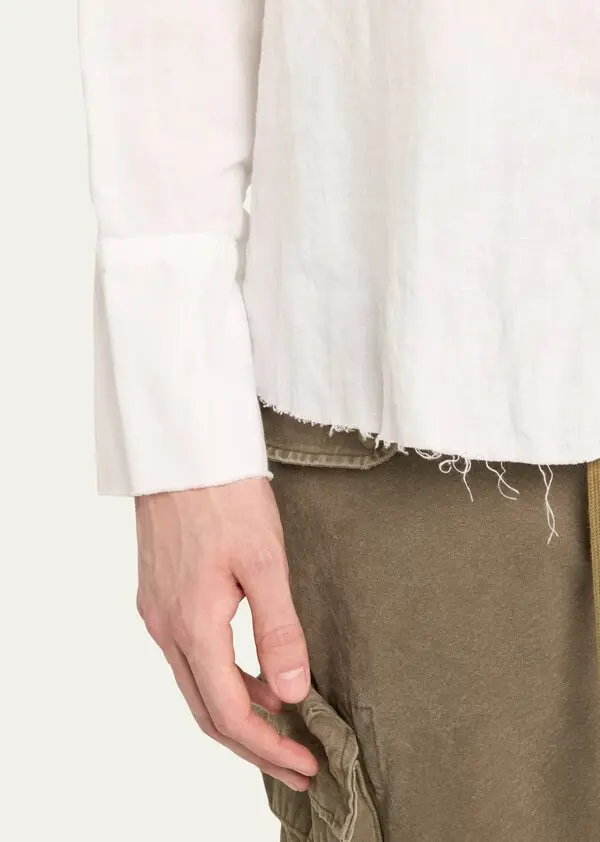 GREG LAUREN Linen Studio Shirt
