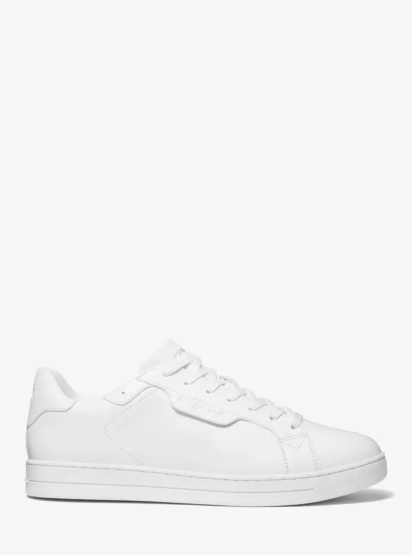Michael Kors Keating Leather Sneaker In Size By