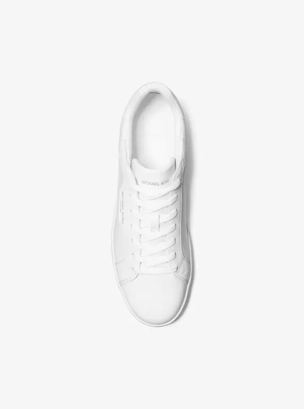 Michael Kors Keating Leather Sneaker In Size By