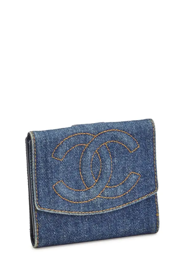 Chanel Denim 'cc' Wallet