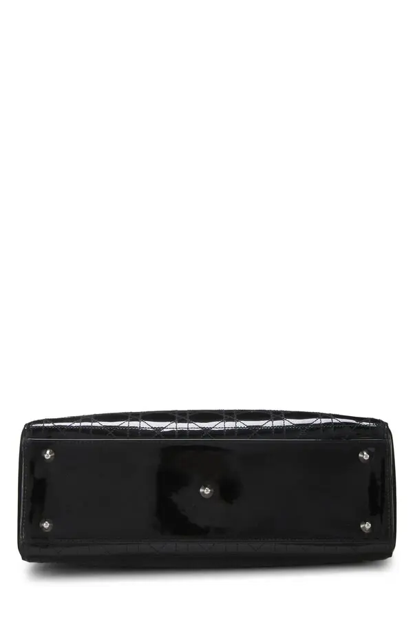 Dior Cannage Patent Leather Lady - Black