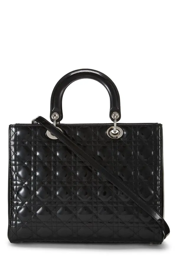 Dior Cannage Patent Leather Lady