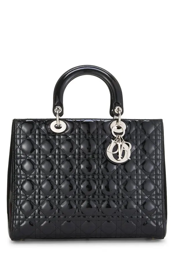 Dior Cannage Patent Leather Lady