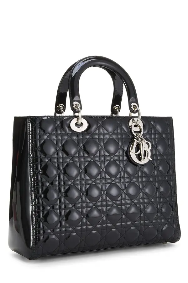 Dior Cannage Patent Leather Lady