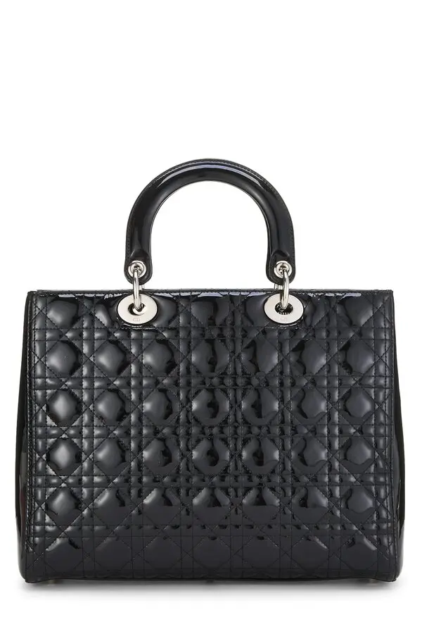 Dior Cannage Patent Leather Lady