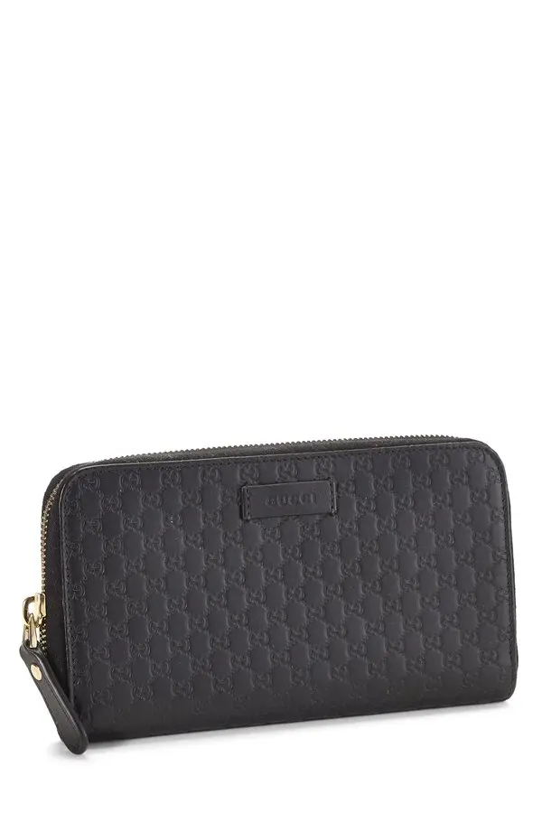 Gucci Microguccissima Leather Zip Around Wallet