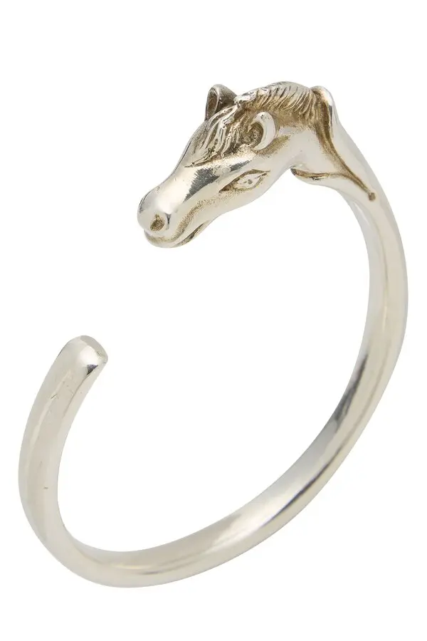 Hermès Galop Cuff Bracelet - Silver