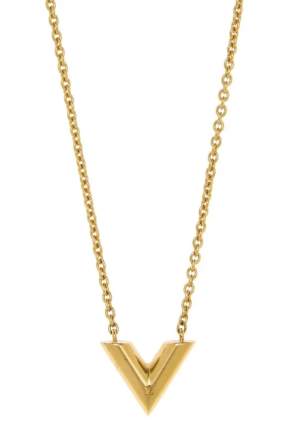 LOUIS VUITTON Essential V Necklace