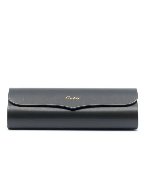 Cartier Geometric-frame Sunglasses - Gold