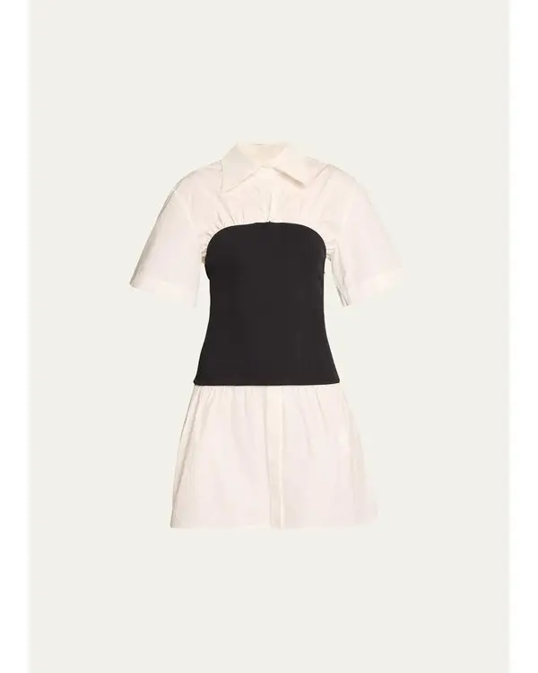 Anna Quan Kali Combo Mini Shirtdress