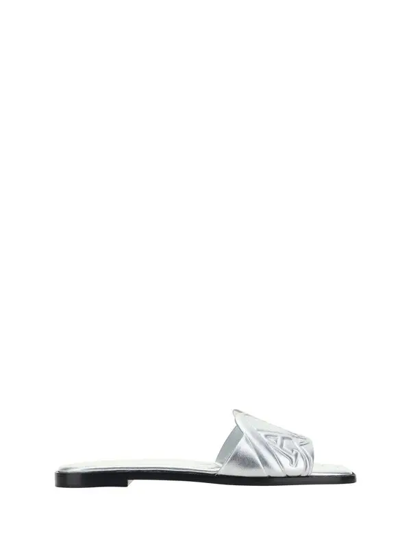 Alexander McQueen Slippers - Silver