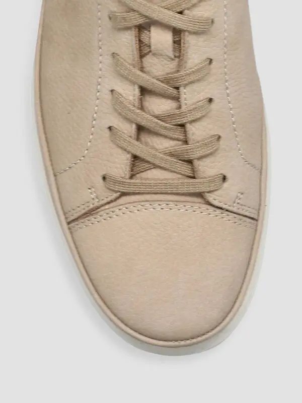 Mephisto Thomas Leather Low-top Sneakers - Sand