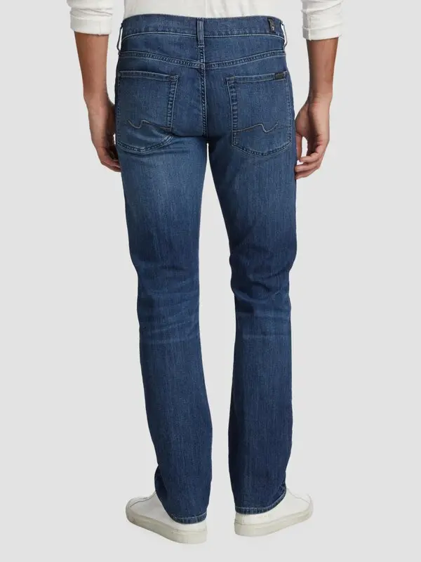 7 For All Mankind Stretch Straight-leg Jeans