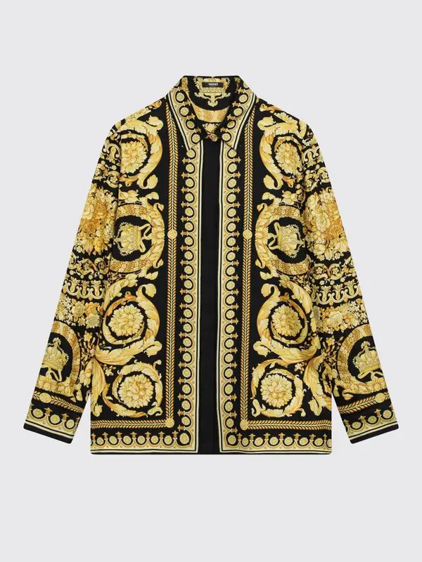 Versace Print Shirt - Black