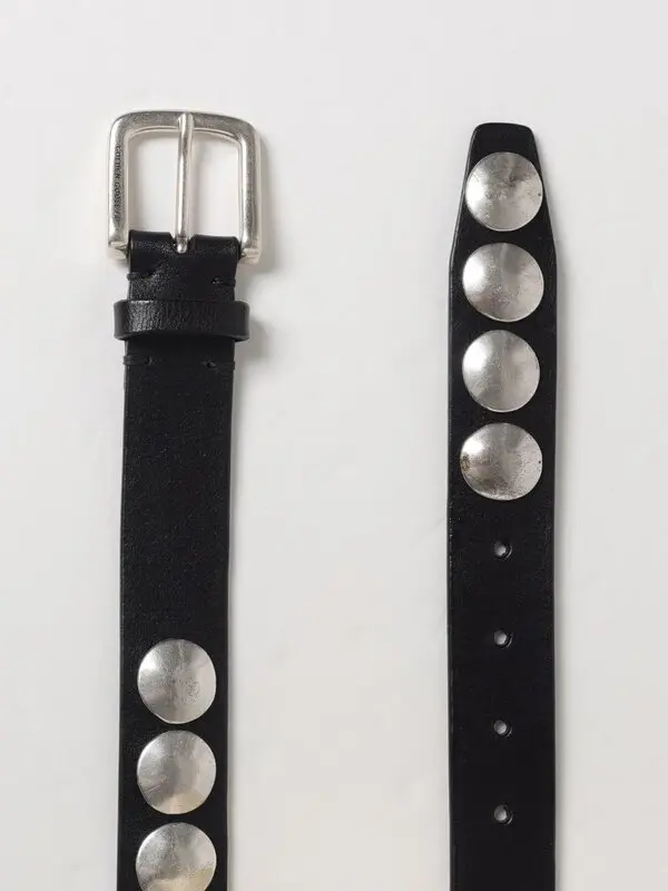 GOLDEN GOOSE Studded Leather Belt