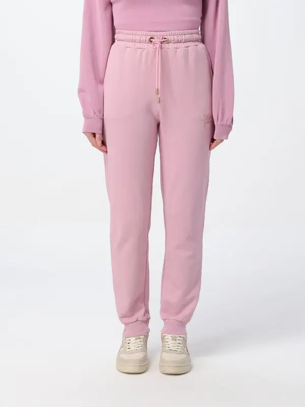 Pinko Jogger Pants With Drawstring Waist - Pink