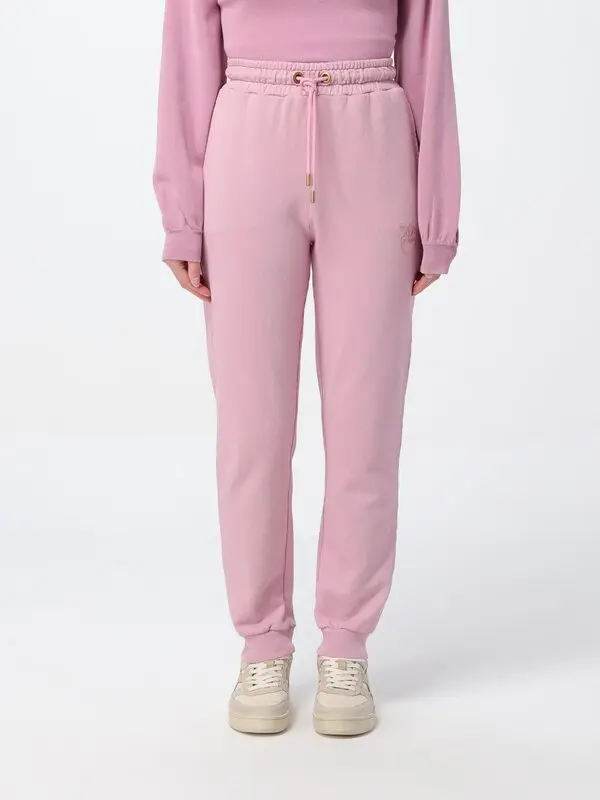 Pinko Jogger Pants With Drawstring Waist - Pink
