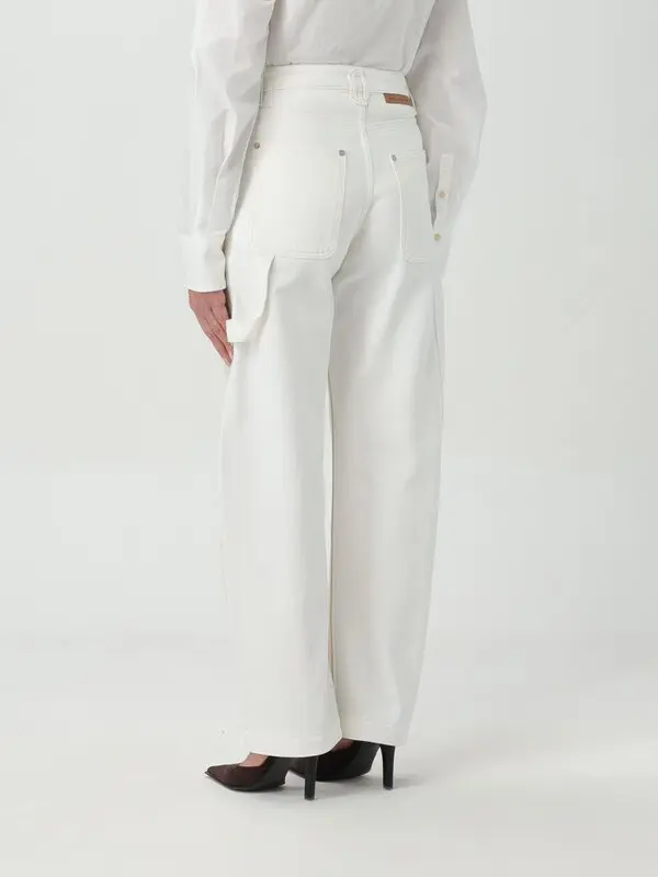 Stella McCartney Paneled Jeans - White