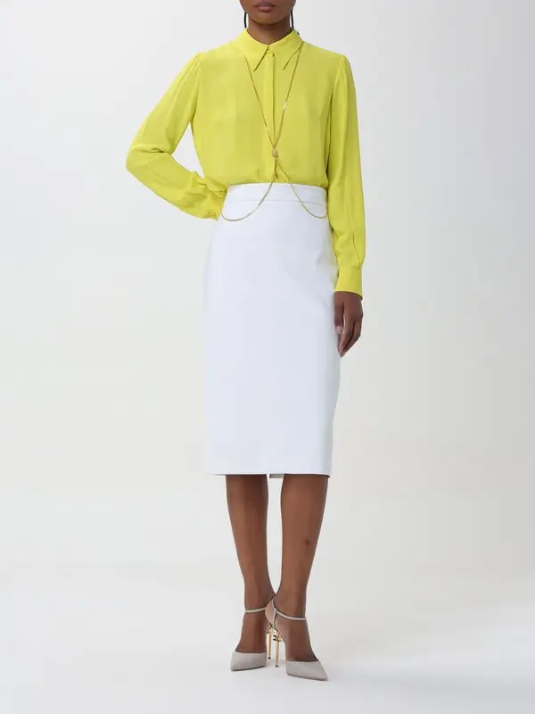 Elisabetta Franchi Shirt With Gold-tone Buckle Detail