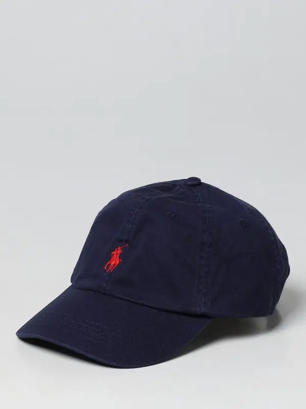 Polo Ralph Lauren Cotton Baseball Cap With Embroidered Logo - Blue