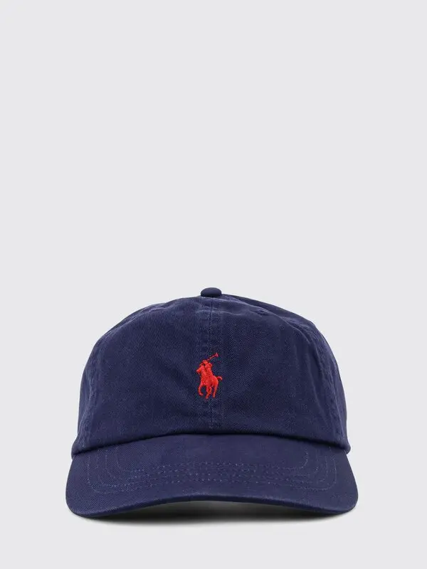 Polo Ralph Lauren Cotton Baseball Cap With Embroidered Logo - Navy