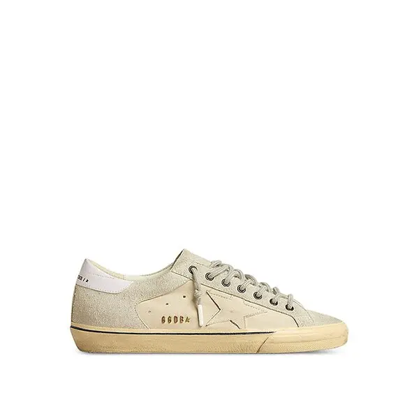 GOLDEN GOOSE Super-star Lace Up Sneakers - Ice/white