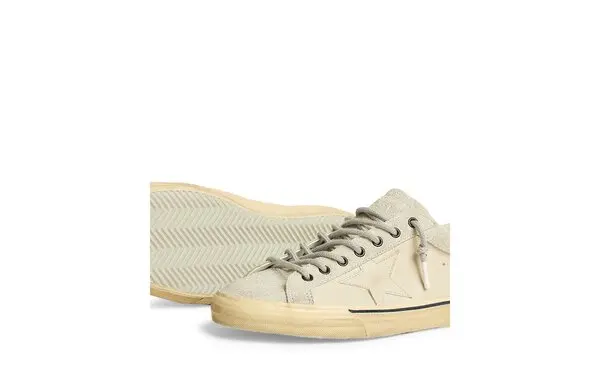 GOLDEN GOOSE Super-star Lace Up Sneakers - Ice/white