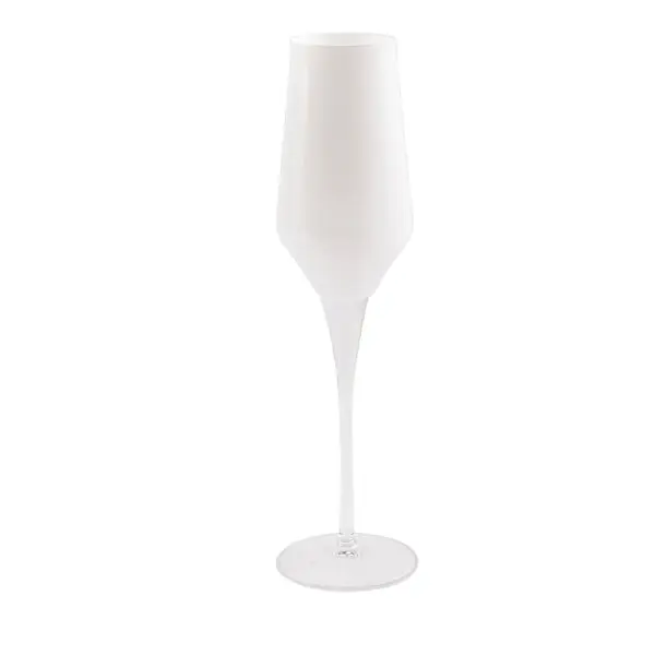 VIETRI Contessa Champagne Glass - White