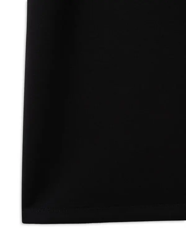 REISS Bradley Interlock Slim Fit Crewneck Tee - Black
