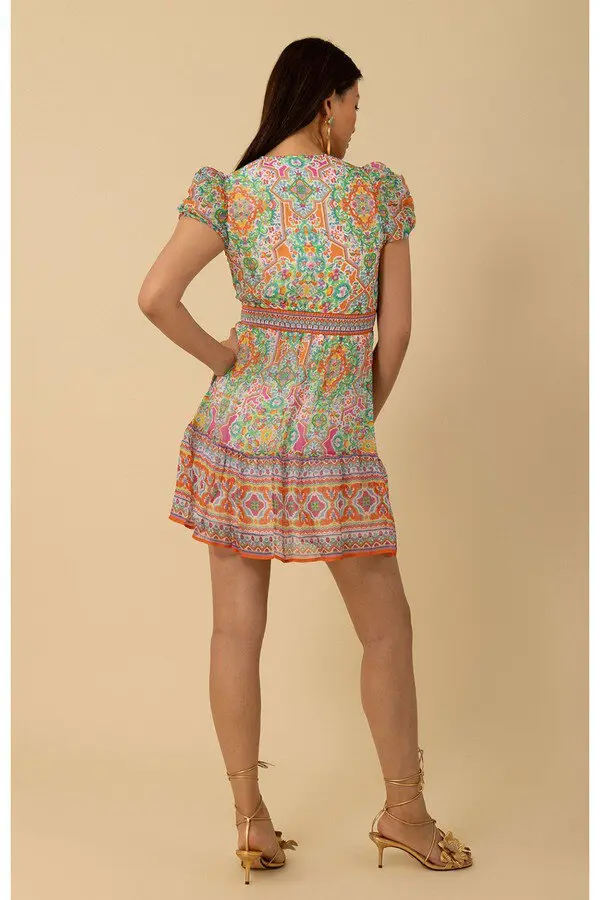 Hale Bob Aubrey Chiffon Dress