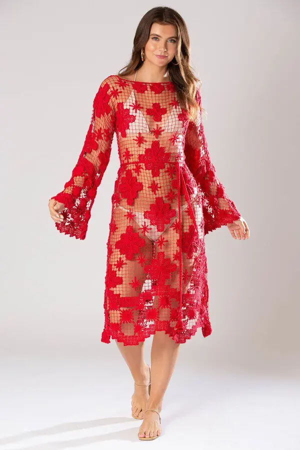 Miguelina Talita Handmade Midi Dress