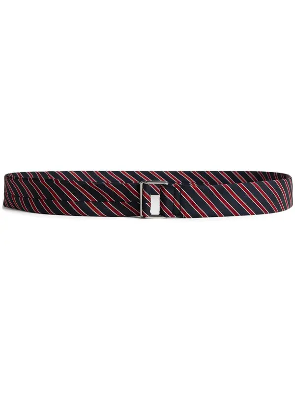 Dsquared2 Striped Twill Belt - Black