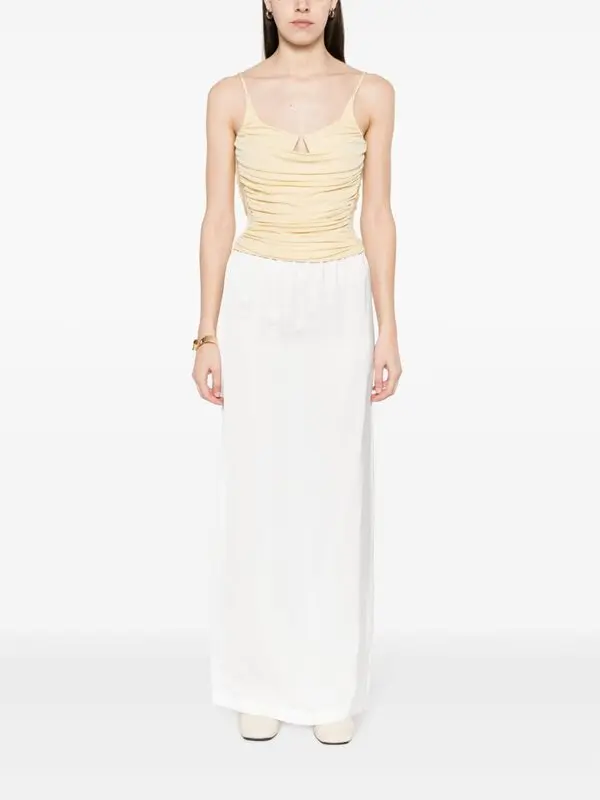 Fabiana Filippi Duchess-satin Maxi Skirt