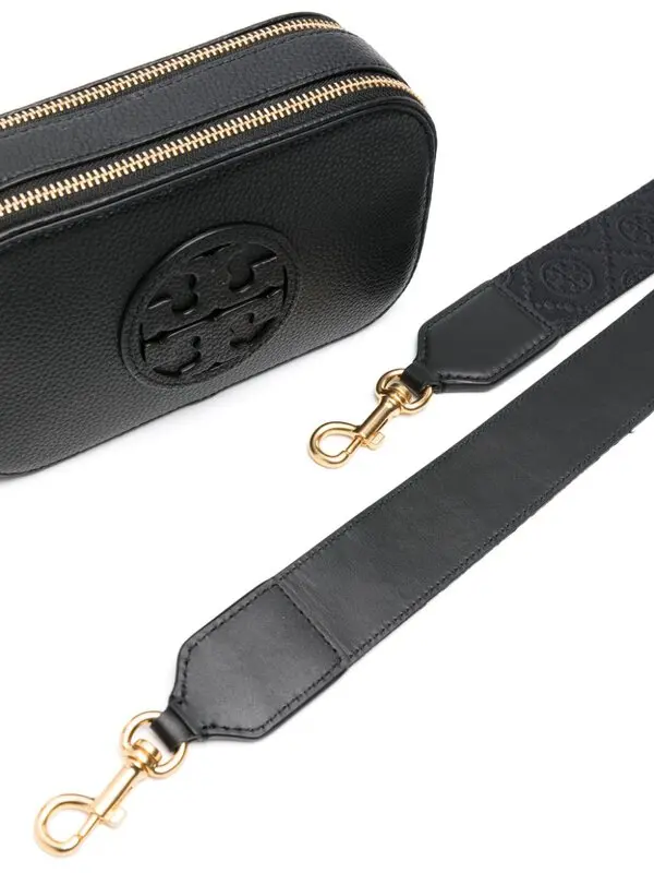 Tory Burch Small Miller Leather Crossbody Bag - Black