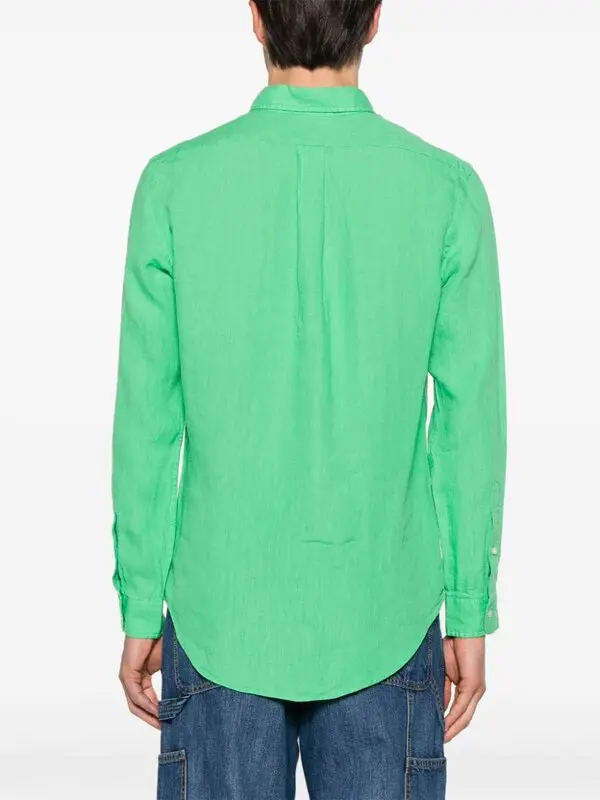 Polo Ralph Lauren Polo Pony Linen Shirt - Green